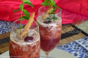 Cherry Canela Cooler - Nibbles and Feasts