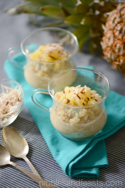 Quinoa con Leche, Pineapple and Coconut - Nibbles and Feasts