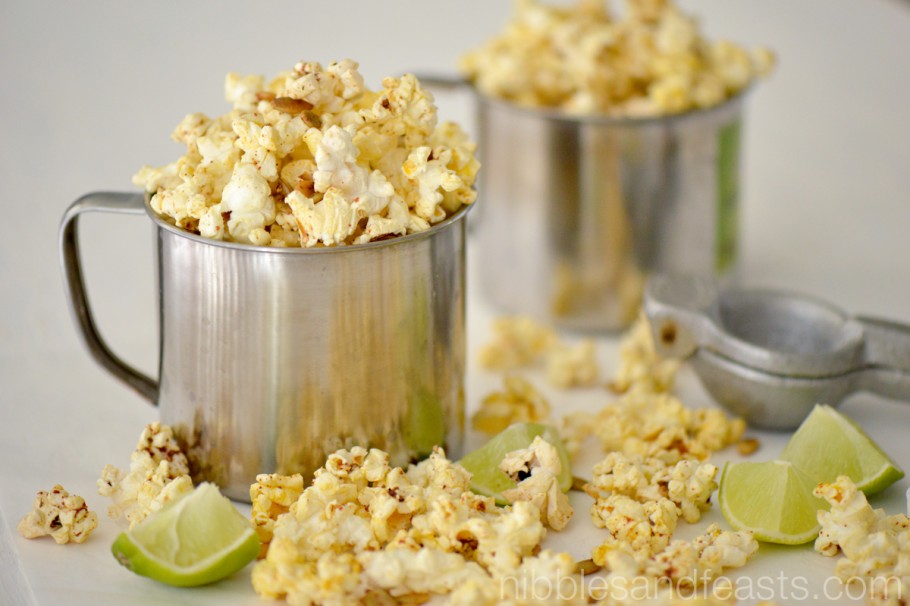 Habanero Lime Pepita Popcorn - Nibbles and Feasts