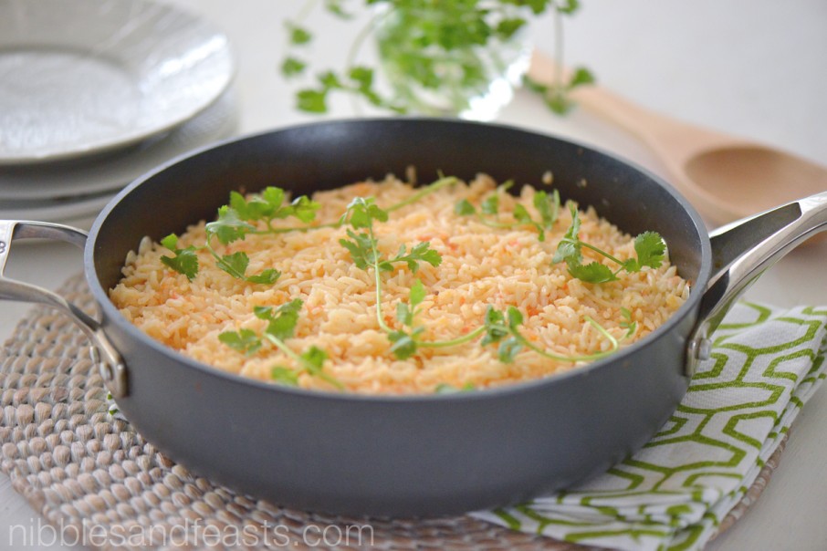 Mexican Rice - Nibbles and Feasts