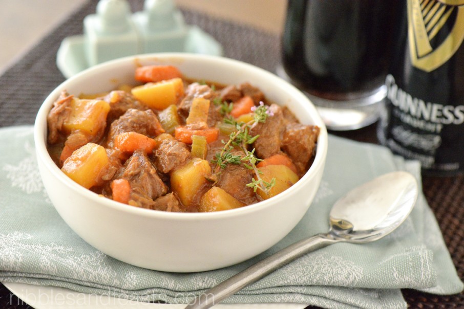 Guinness Beef Stew - Nibbles and Feasts