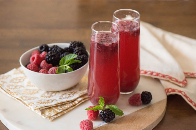 Triple Berry Spritzer - Nibbles and Feasts