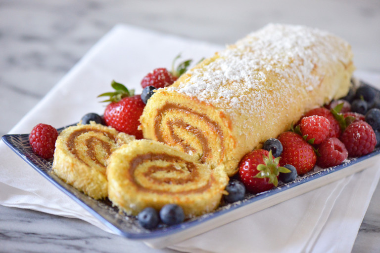 Dulce de Leche Roll - Nibbles and Feasts