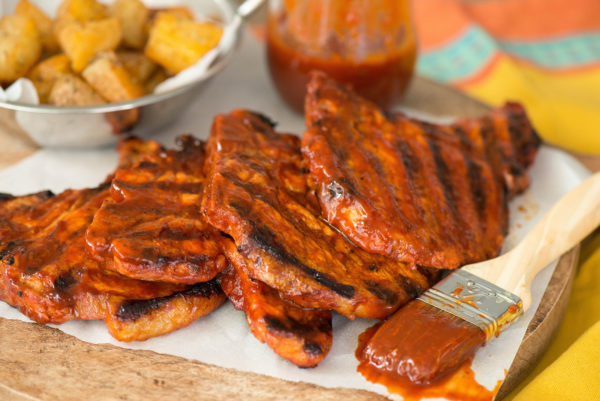 Honey Guajillo Pork Chops - Nibbles and Feasts