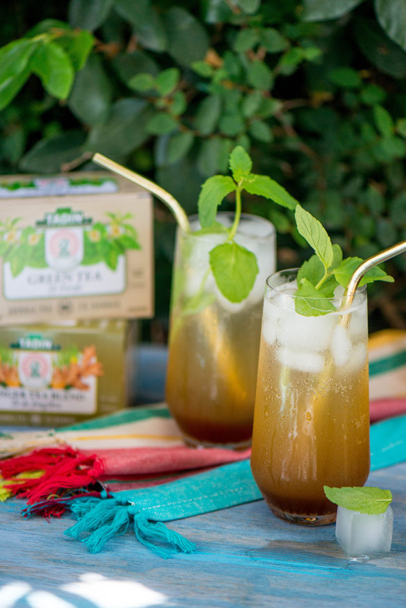 Green Tea Ginger Shrub - Nibbles and Feasts