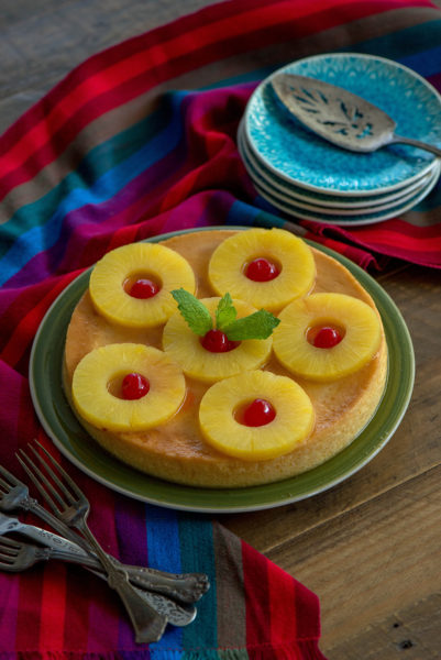 Pineapple Flan - Nibbles and Feasts