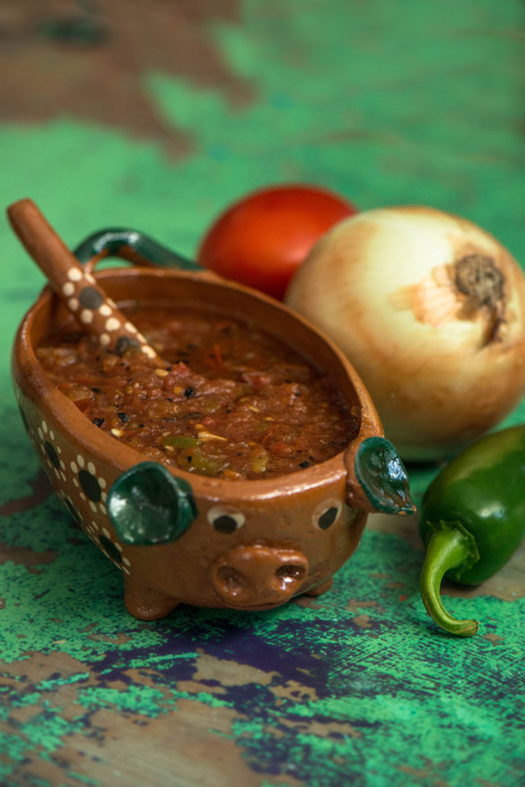 Salsa Asada | Roasted Salsa - Nibbles and Feasts