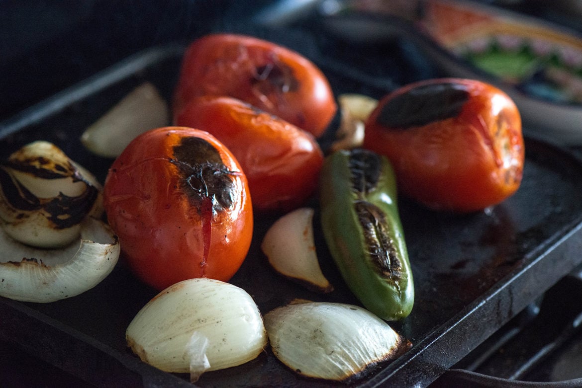 Salsa Asada | Roasted Salsa - Nibbles and Feasts