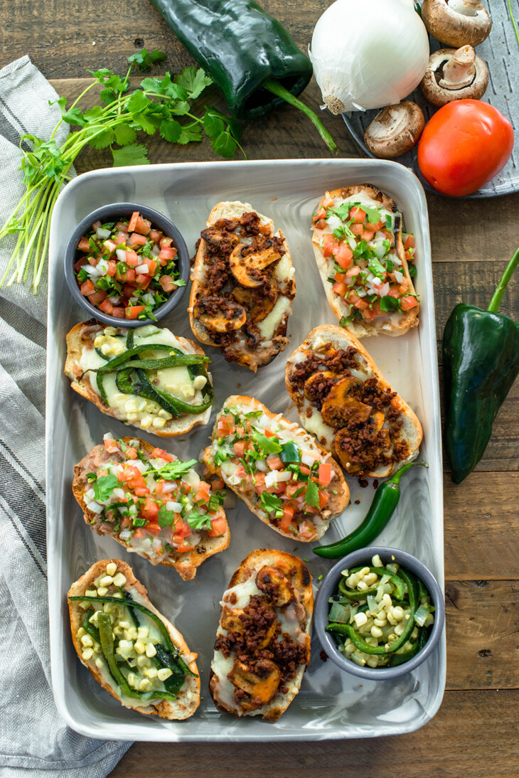 Molletes - Nibbles and Feasts