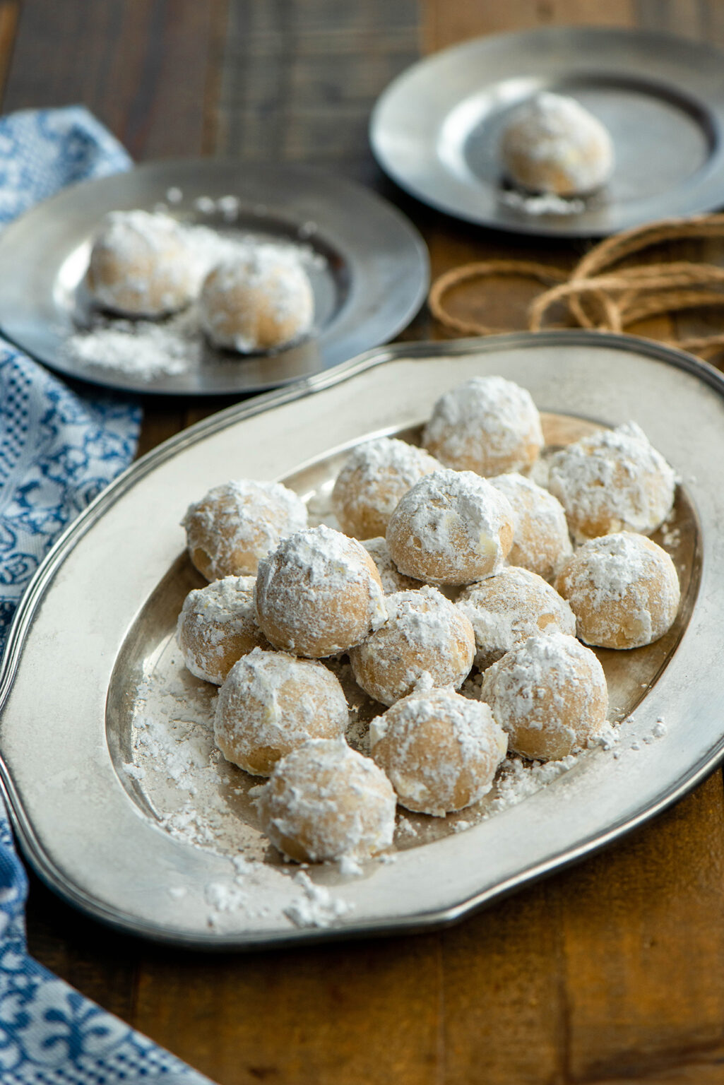 Ginger Snowball Cookies - Nibbles and Feasts