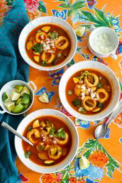 Vegetable Masa Ball Soup - Nibbles and Feasts