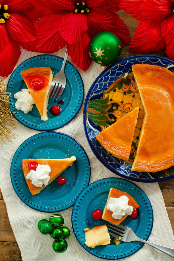 Rompope Flan - Nibbles and Feasts