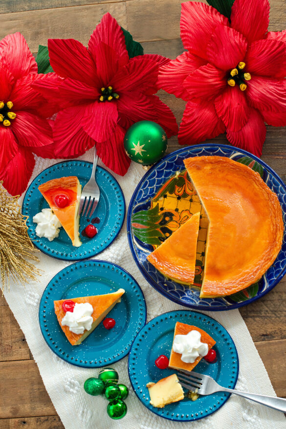 Rompope Flan - Nibbles and Feasts