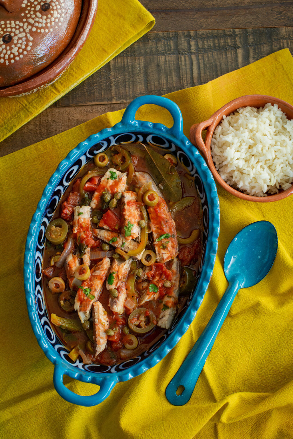Veracruz Style Mackerel - Nibbles and Feasts