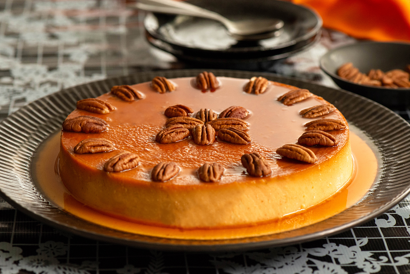 Sweet Potato Flan - Nibbles and Feasts