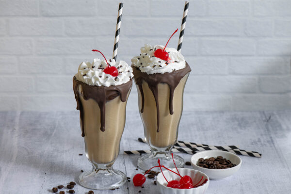 Mexican Coffee Milkshake - Nibbles and Feasts
