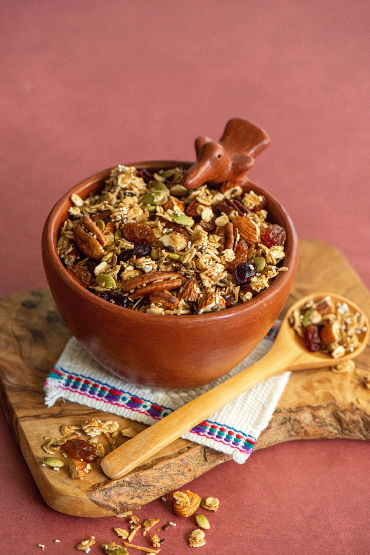 Stovetop Granola - Nibbles and Feasts