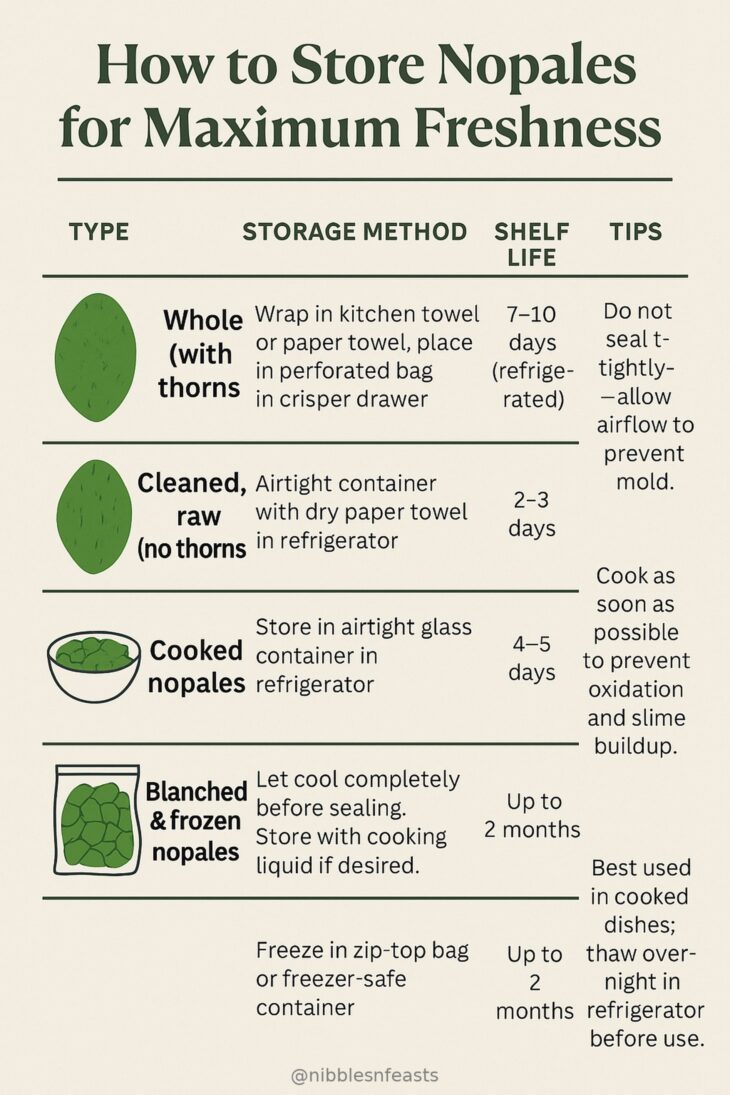 How to Cut and Cook Nopales (Cactus Pads) - Nibbles and Feasts