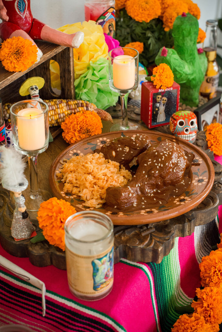 Easy Chicken Mole - Nibbles and Feasts