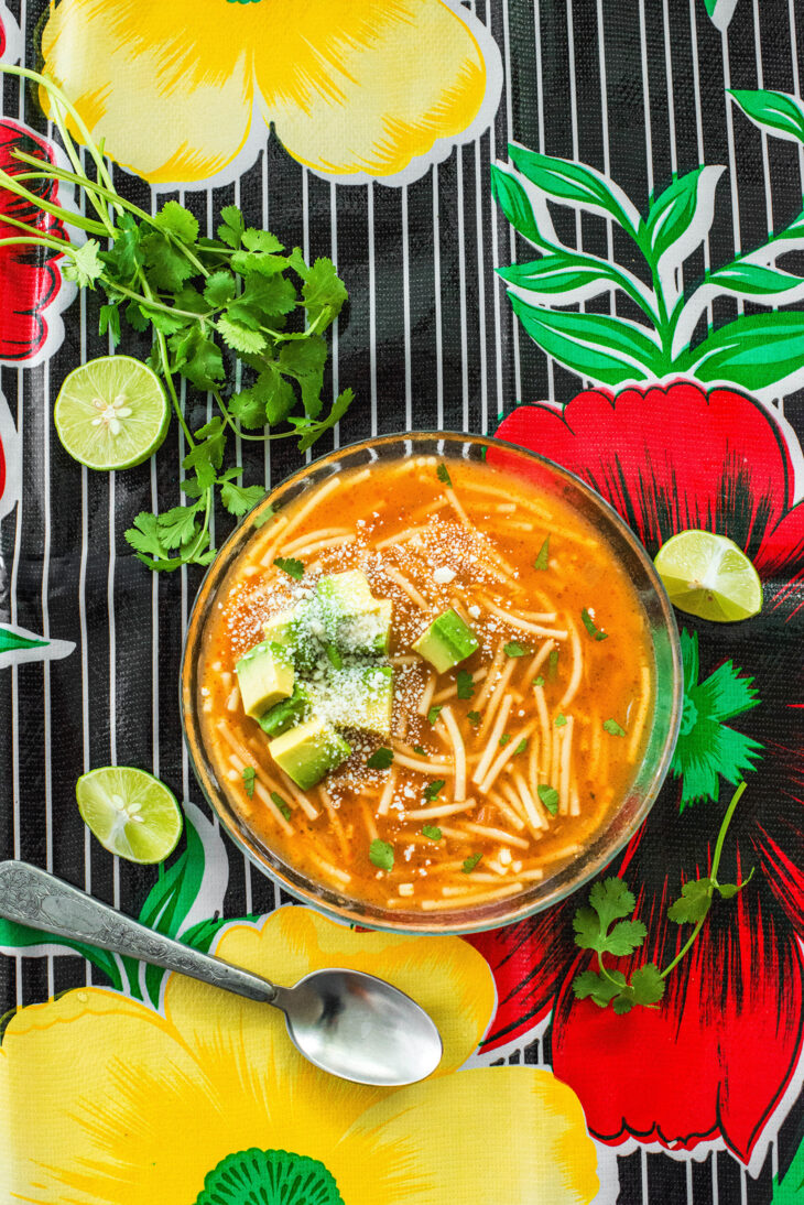 Sopa de Fideo - Nibbles and Feasts
